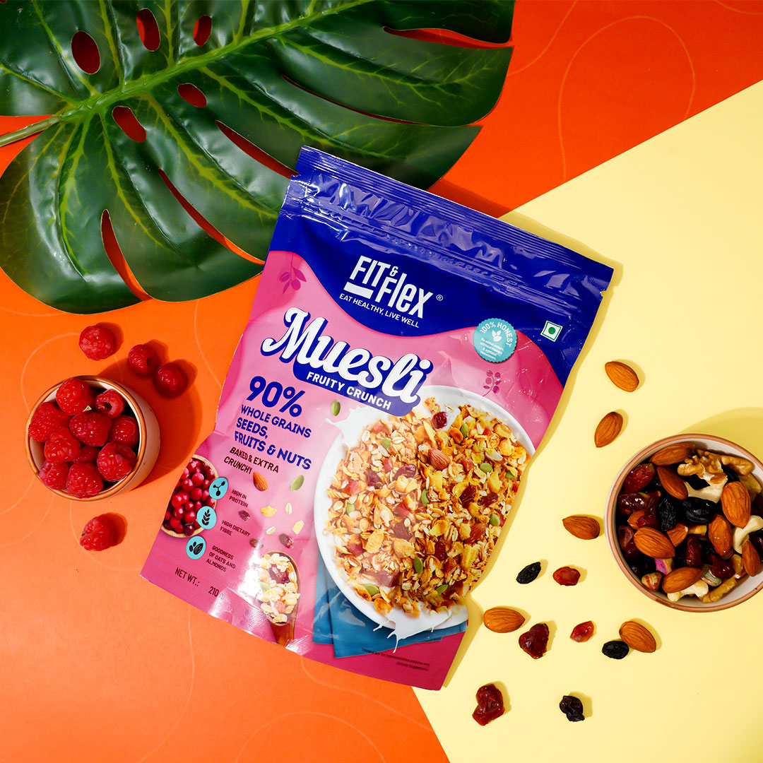 Fruity Crunch Healthy Fruit Muesli – Fit & Flex
