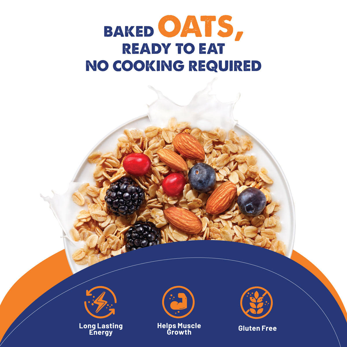 Power Oats | Honey Flavor | No Cooking Required - Ready To Eat | Zero ...